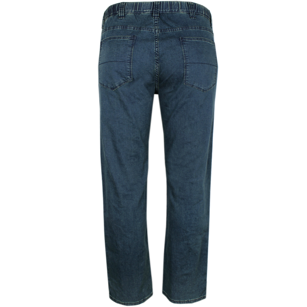 BRONCO ELASTIC WAIST DENIM JEAN - BRONCO BSR : BIG SIZE MENS STRETCH ...