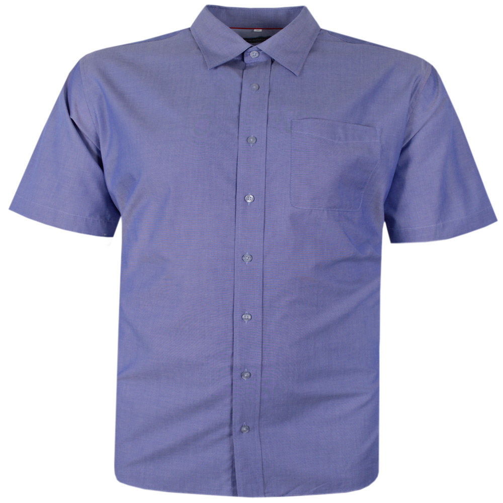 PERRONE OXFORD PLAIN S/S SHIRT - Big & Tall Shirts Clearance – Business ...