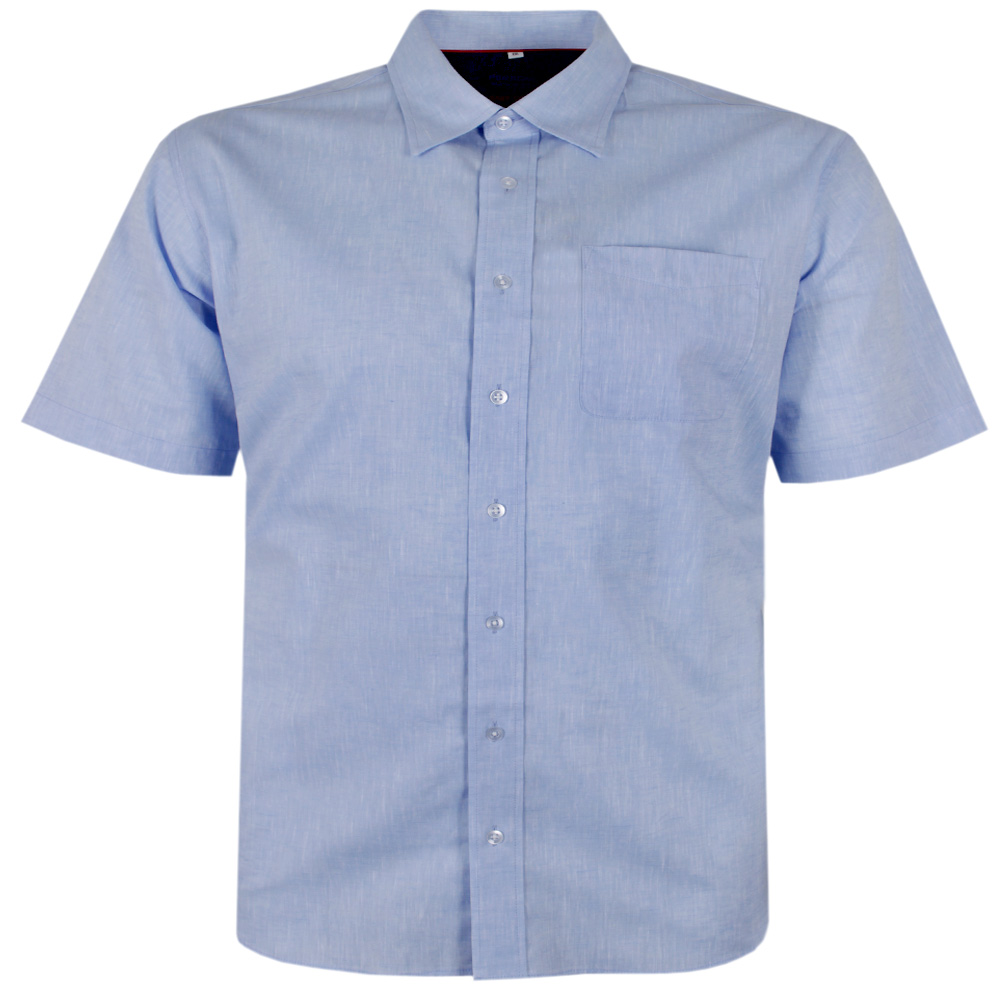 PERRONE LINEN BLEND S/S SHIRT - CHEAP BIG SIZE MENS CLOTHES | DISCOUNT ...