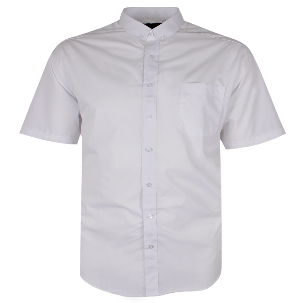 KAM PLAIN BUTTON-DOWN S/S SHIRT - BIG SIZE MENS SHIRTS PLUS SIZE SHIRTS ...