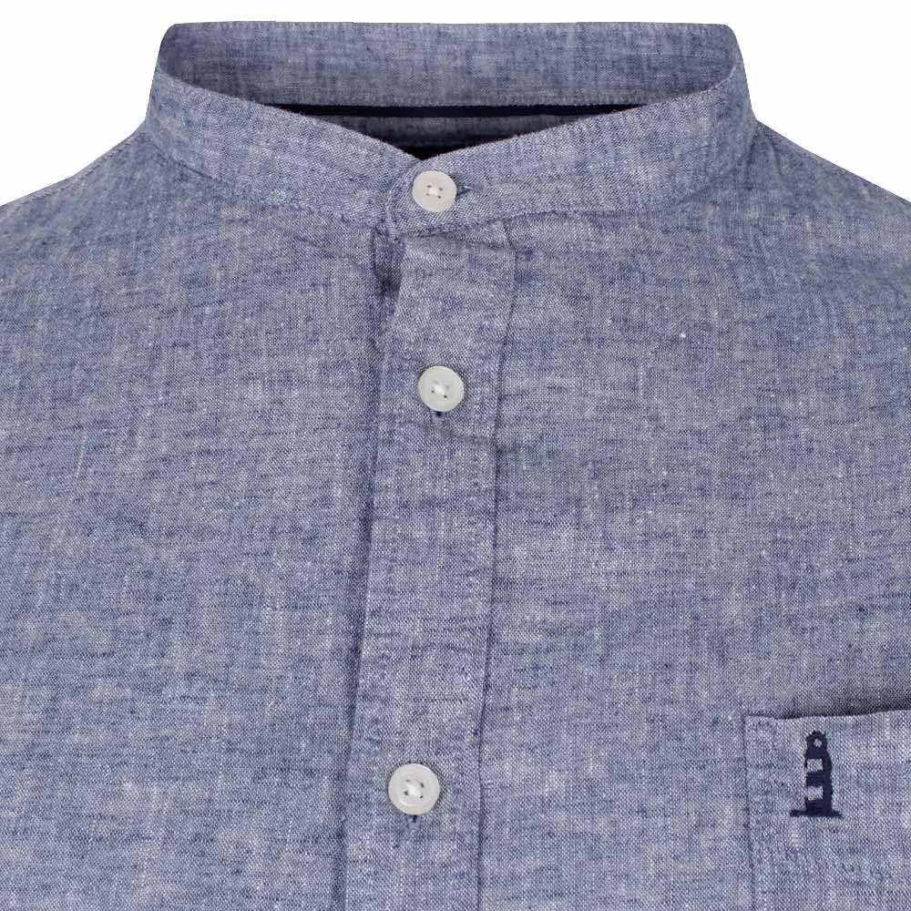 NORTH 56° MANDERIN LINEN BLEND S/S SHIRT - BIG MENS CLOTHING NEW STYLES ...