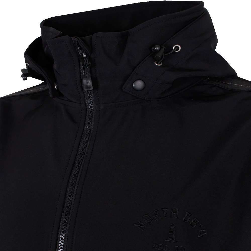 NORTH 56° SOFTSHELL ELI JACKET - BIG SIZE RAINWEAR EXTRA LARGE RAIN COATS - NORTH 56 W25
