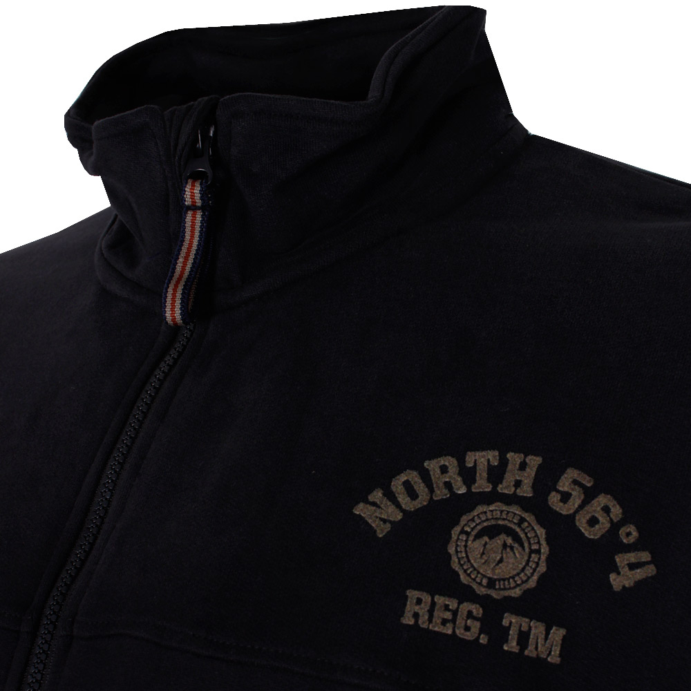 NORTH 56° TM FULL ZIP SWEAT TOP - BIG MENS CLOTHING NEW STYLES 2X,3X,4X ...