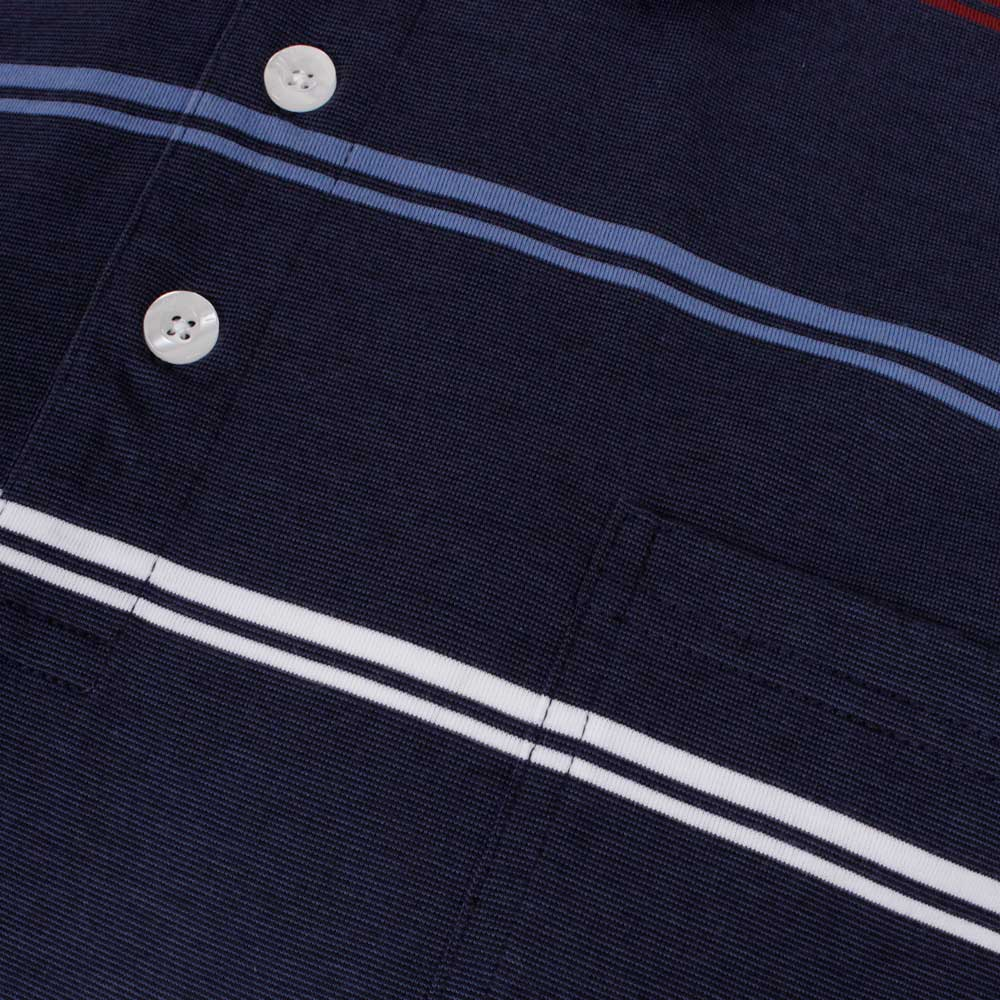 BERTINI 414 STRIPE JERSEY POLO - Big & Tall Shirts Clearance – Business ...
